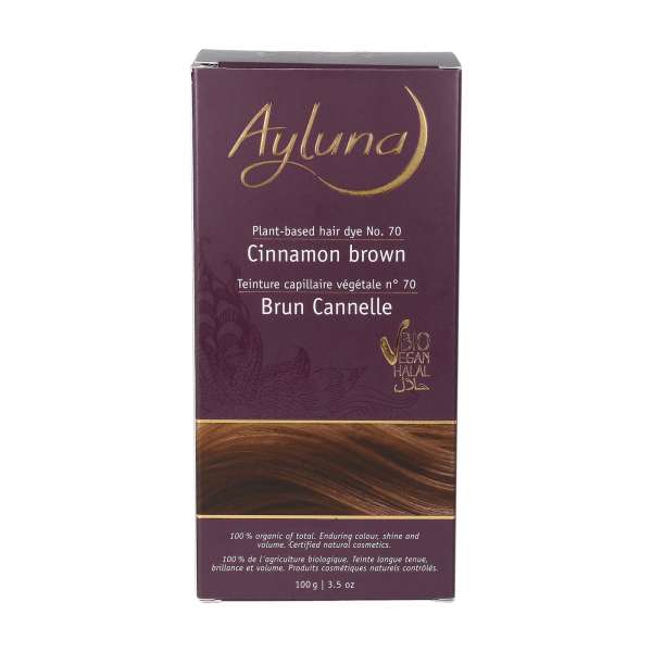 Tinte vegetal bio castaño canela para cabello - PureNature