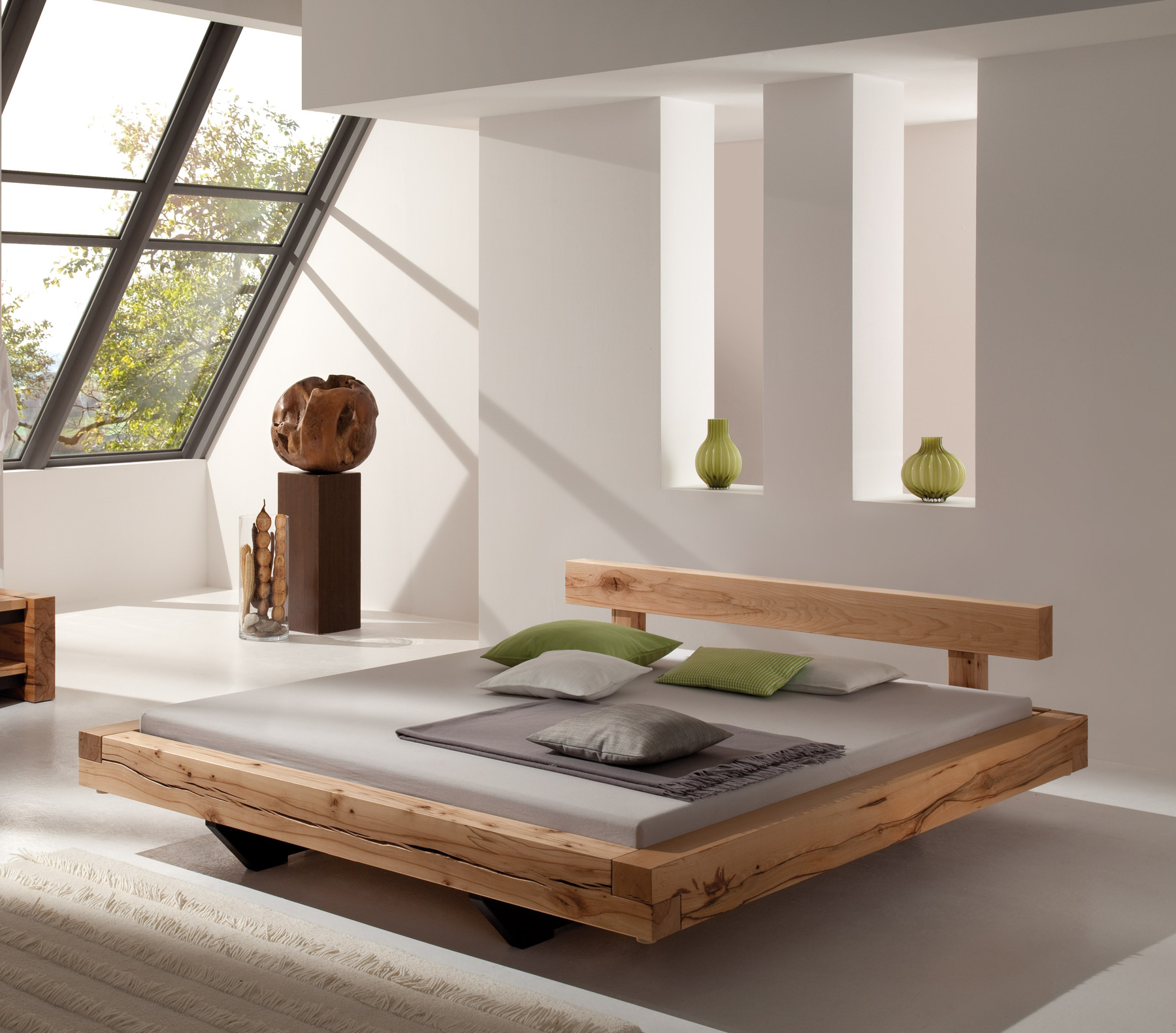 Cama de madera rústica Miramas - PureNature