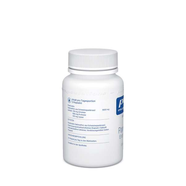 Enzima pancreática Pancreatin (60 cápsulas) - PureNature